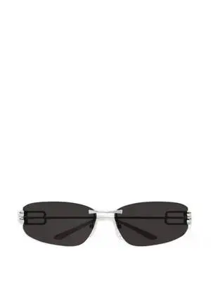 Balenciaga Logo Rectangle Sunglasses