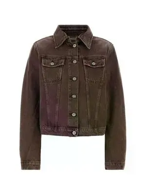 Our Legacy Buttoned Denim Jacket - Brown