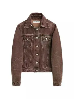 Our Legacy Buttoned Denim Jacket - Brown