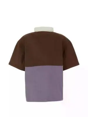 Prada Two-tone Cotton Polo Shirt