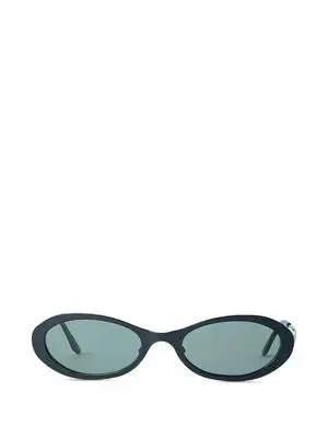 Our Legacy Oval Frame Sunglasses - Black