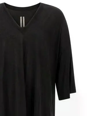 Rick Owens V-neck Short-sleeve T-shirt - Black