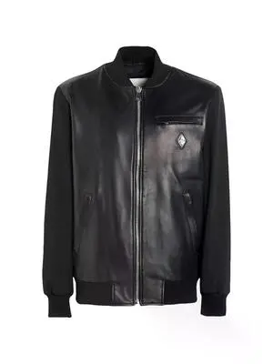 YES LONDON Panelled Bomber Jacket - Black