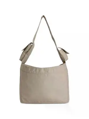 Y3 Logo-print Shoulder Bag - Neutrals