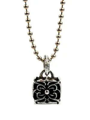 Chrome Hearts Sterling Ball Chain Pendant Necklace