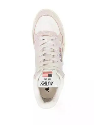 AUTRY Open Mid Leather Sneakers