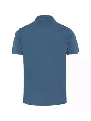 Fedeli Button Polo Shirt - Blue
