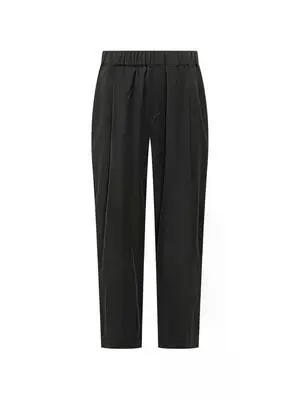 A PAPER KID Logo-patch Trousers