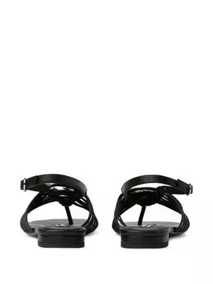 Karl Lagerfeld Alisso Ii Leather Cord Sandals