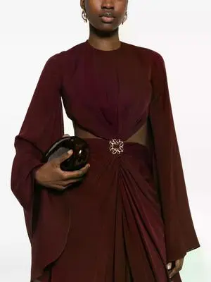 Elie Saab Embellished Cut-out Maxi Dress
