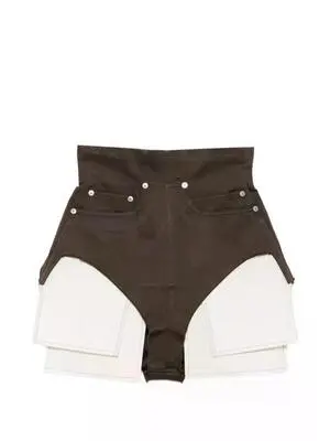 Rick Owens High Rise Shorts For Women