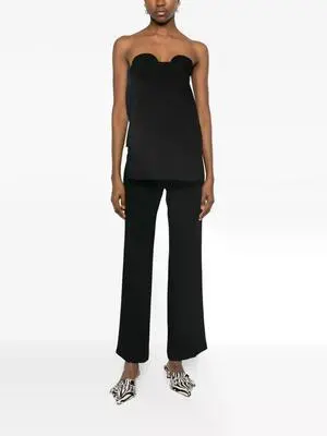 N°21 Tailored Button-fastening Trousers With Seam Detail