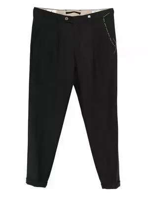 MYTHS Zeus-p Pleated Trousers - Black