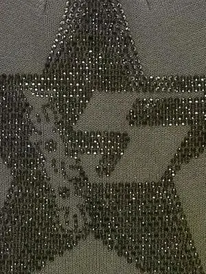 SP5DER Star Embellished Beanie Hat