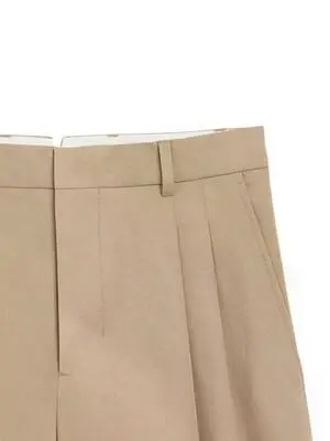 AMI Paris Wide-leg Tailored Shorts