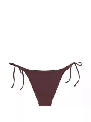 Matteau Crinkle-textured Bikini Bottoms - Brown