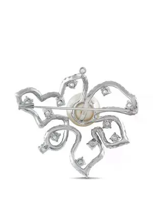 LB EXCLUSIVE Diamond And Pearl Brooch