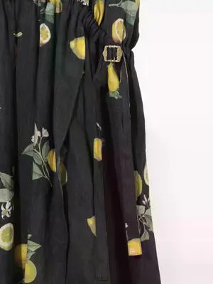 Undercover Citrus-print Button-fastening Dress