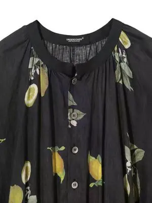 Undercover Citrus-print Button-fastening Dress