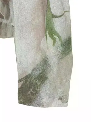 Undercover Graphic-print Linen Jacket