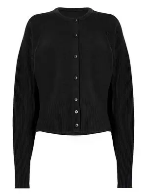 Wolford Ribbed Knit Cardigan - Black