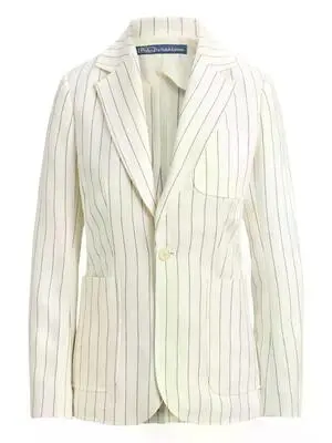 Polo Ralph Lauren Striped Afton Blazer - Neutrals