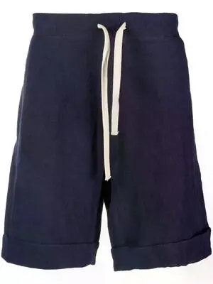 Marané Marané Lightweight Linen Drawstring Shorts Blue