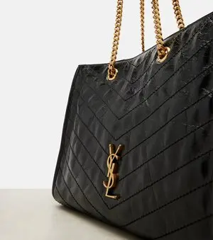 Saint Laurent Niki Medium Leather Tote Bag
