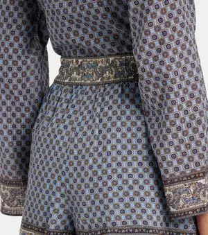 Veronica Beard Vivaldi Printed Shorts