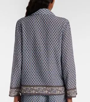 Veronica Beard Eva Printed Blouse