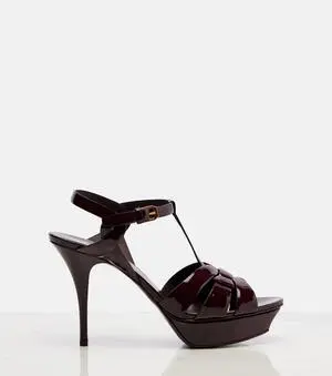 Saint Laurent Patent Leather Sandals