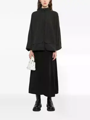 JNBY Logo-patched A-line Skirt - Black