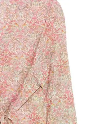 JNBY Floral-print Twisted Blouse