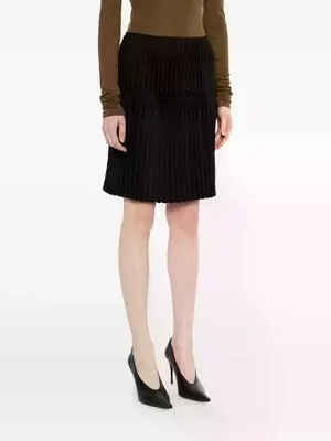JNBY Geometric Pleated A-line Skirt