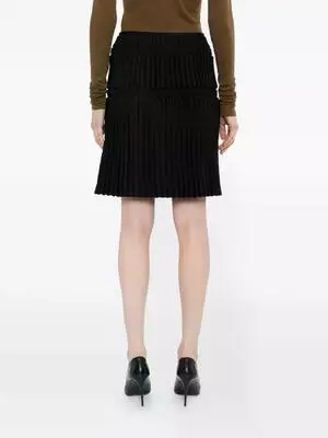 JNBY Geometric Pleated A-line Skirt