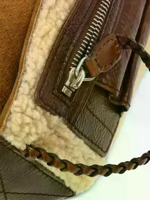 Dior Shearling Flight Handbag