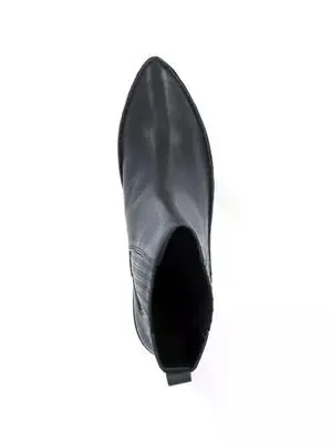 Tory Burch Pointed Toe Chelsea Boots With Wedge Heel