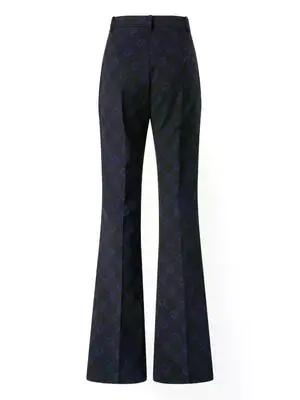 Pinko Geometric-print Flared Trousers