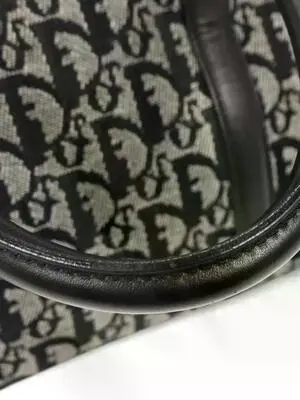 Dior 2002 Duffle Tote Bag - Black