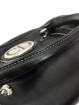 Dior 2006 Leather Top-handle Tote Bag