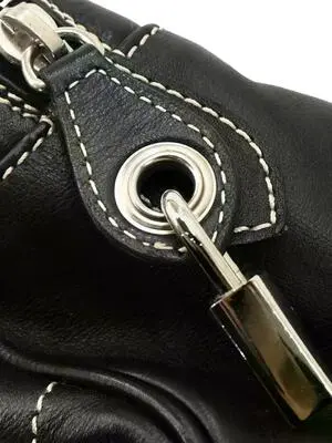 Dior 2006 Leather Top-handle Tote Bag