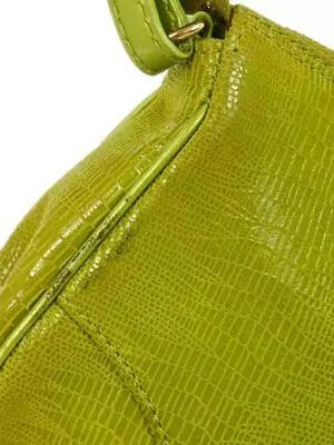 Dior 2001 Saddle Leather Tote Bag - Green