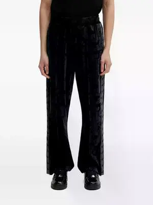 A BATHING APE Camouflage-pattern Trousers - Black