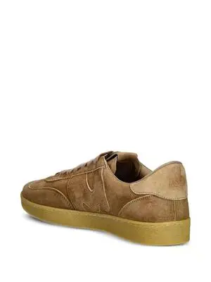 MSGM Suede Lace-up Sneakers - Brown