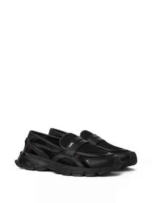 Karl Lagerfeld Orion Loafers With Treaded Sole - Black