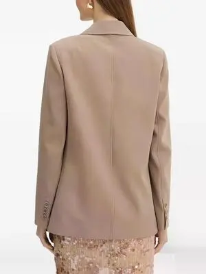 Guess Double-breasted Blazer - Brown
