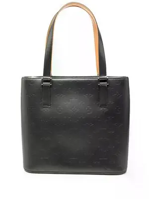 LOUIS VUITTON Monogram Mat Stockton Tote Bag - Grey