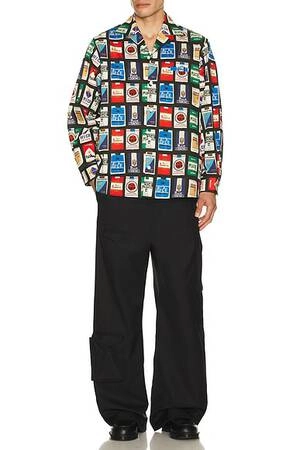 RICE NINE TEN Ciggy Open Collar Shirt
