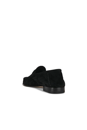 TOM FORD Suede Twisted Band Ripley Loafer - Black