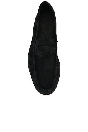 TOM FORD Suede Twisted Band Ripley Loafer - Black